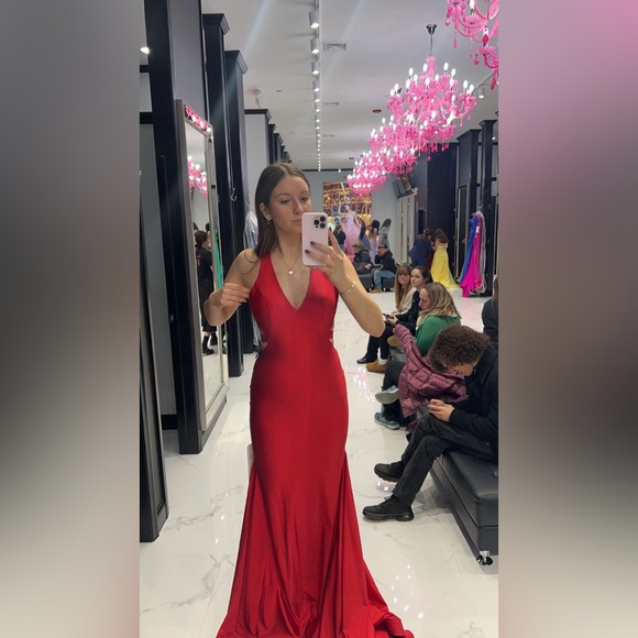 Dresses | Alexandras Too Red Prom Dress | Poshmark